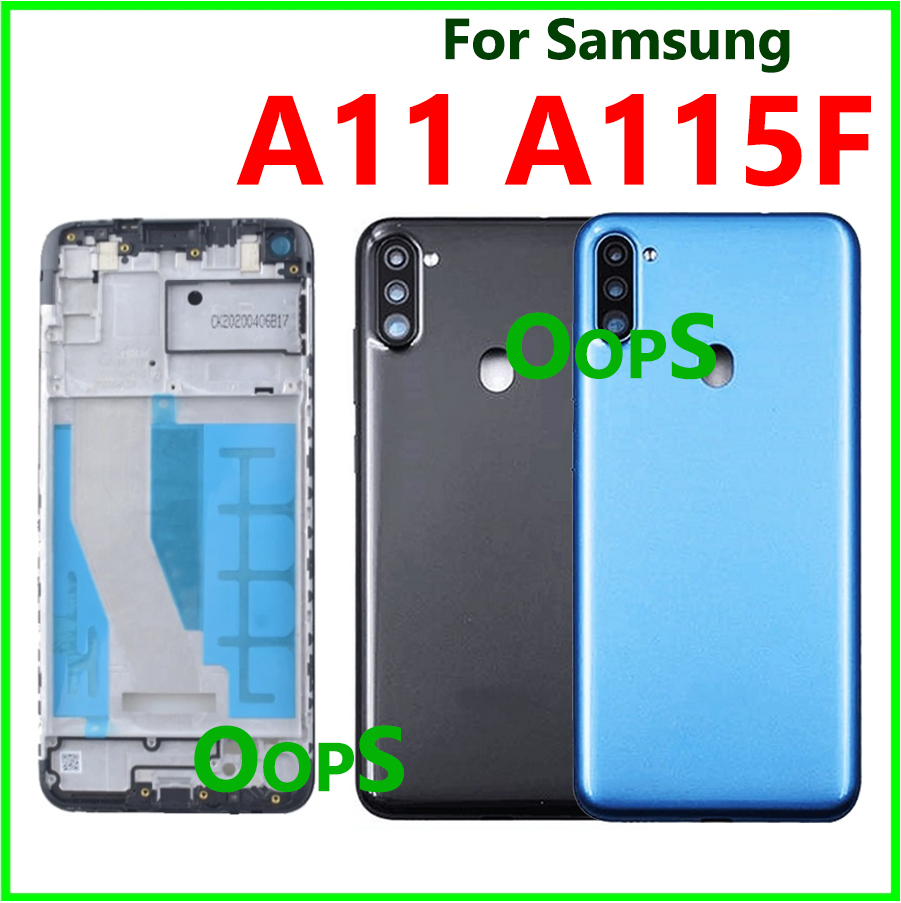 Frame Back Cover Housing For Samsug A11 A115 2020 LCD Front Frame ...