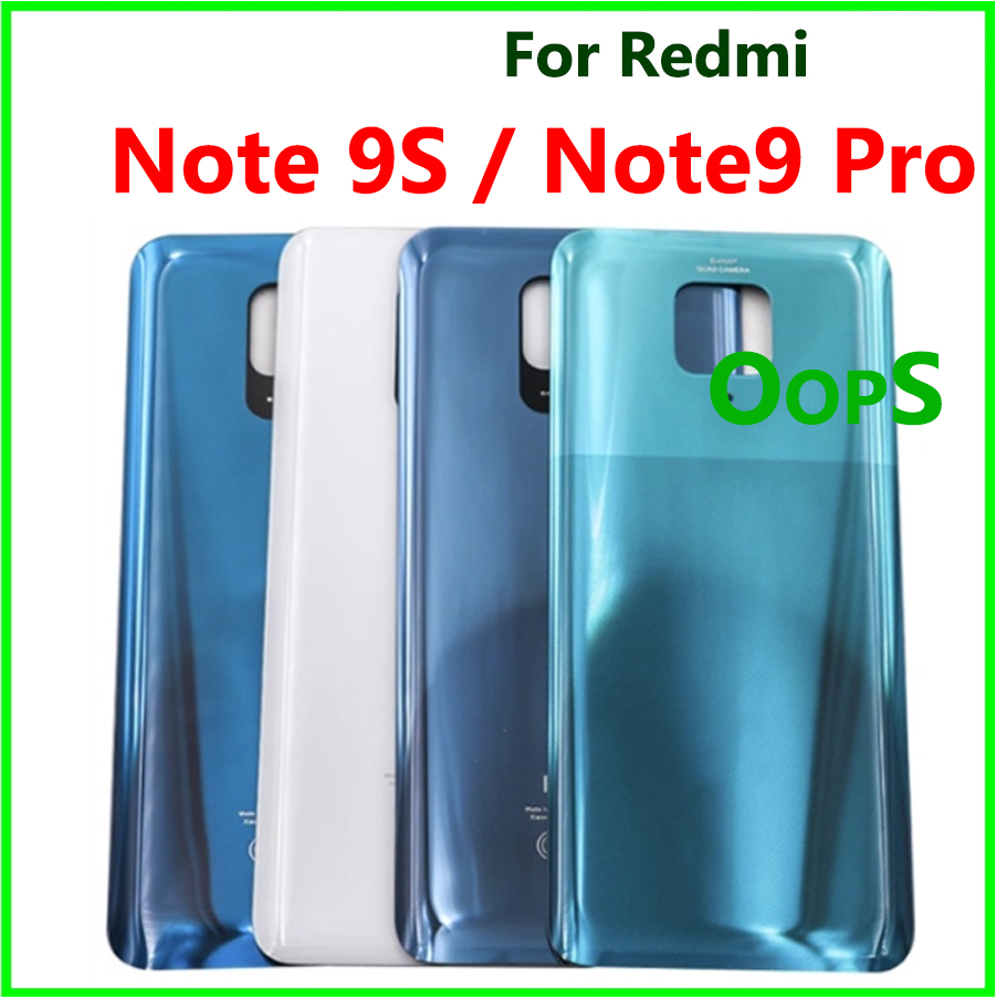 Back Housing For Xiaomi Redmi Note 9 Pro / Note 9S Battery Cover Back ...