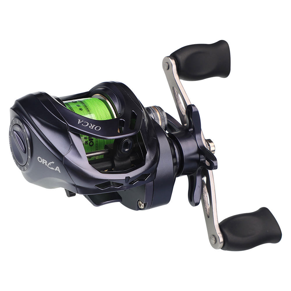 Baitcasting Reel With The Line 8KG Max Drag 7.2:1 Gear Ratio High Speed ...