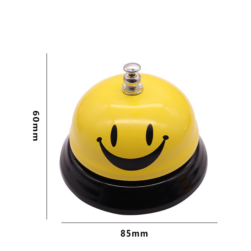 Lovely Smile Face Desk Restaurant Service Pet Training Bell Ding Bell ...