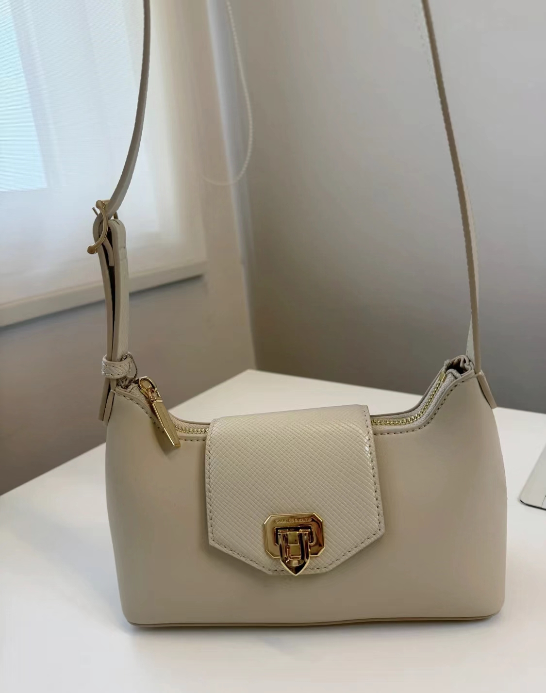CNK2024 new product 20671648 simple flip bag baguette armpit bag for ...