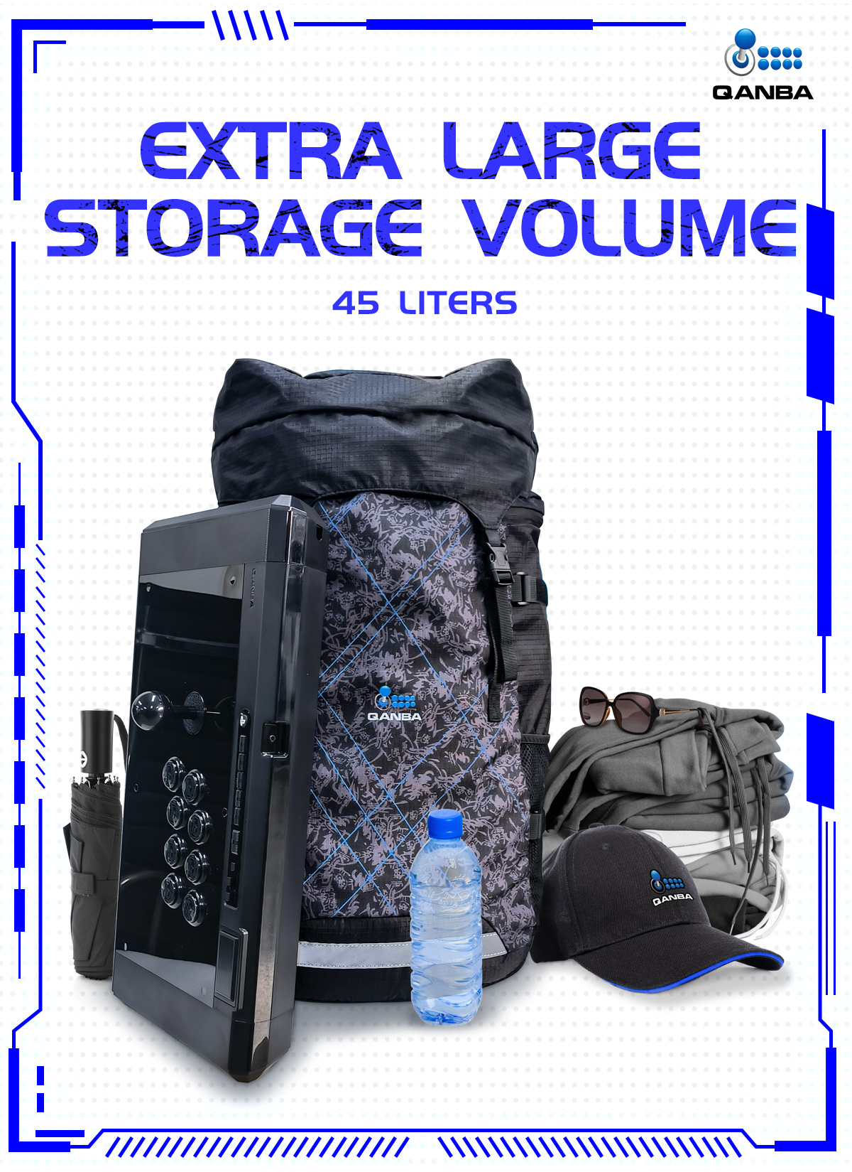 QANBA Guardian 2 Arcade Joystick Backpack Extra Large Storage Volume Drone 2/Obsidian 2 | Shopee ...