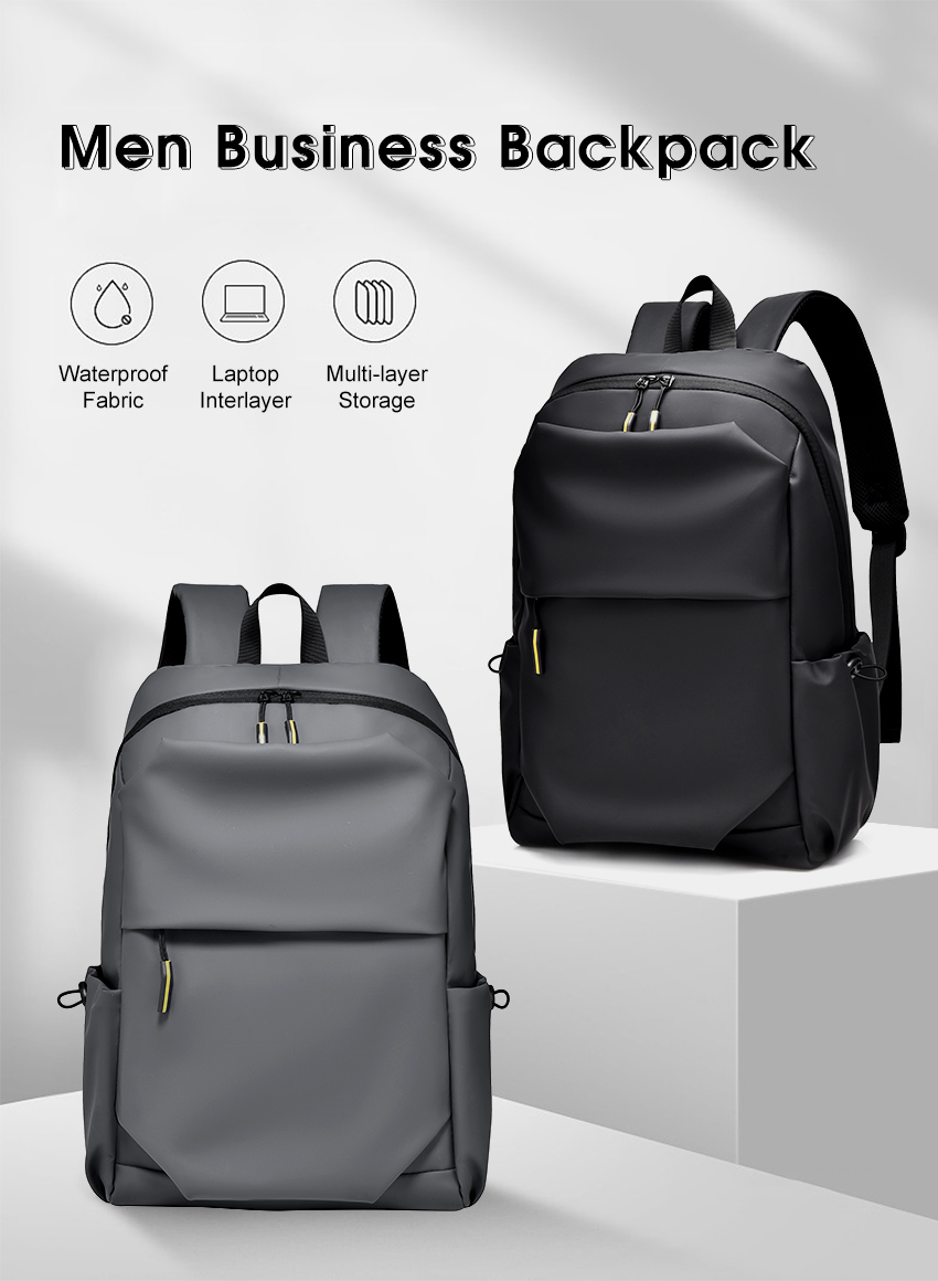 MENSPE Men Laptop Backpack Waterproof Travel Backpack Business Bag ...