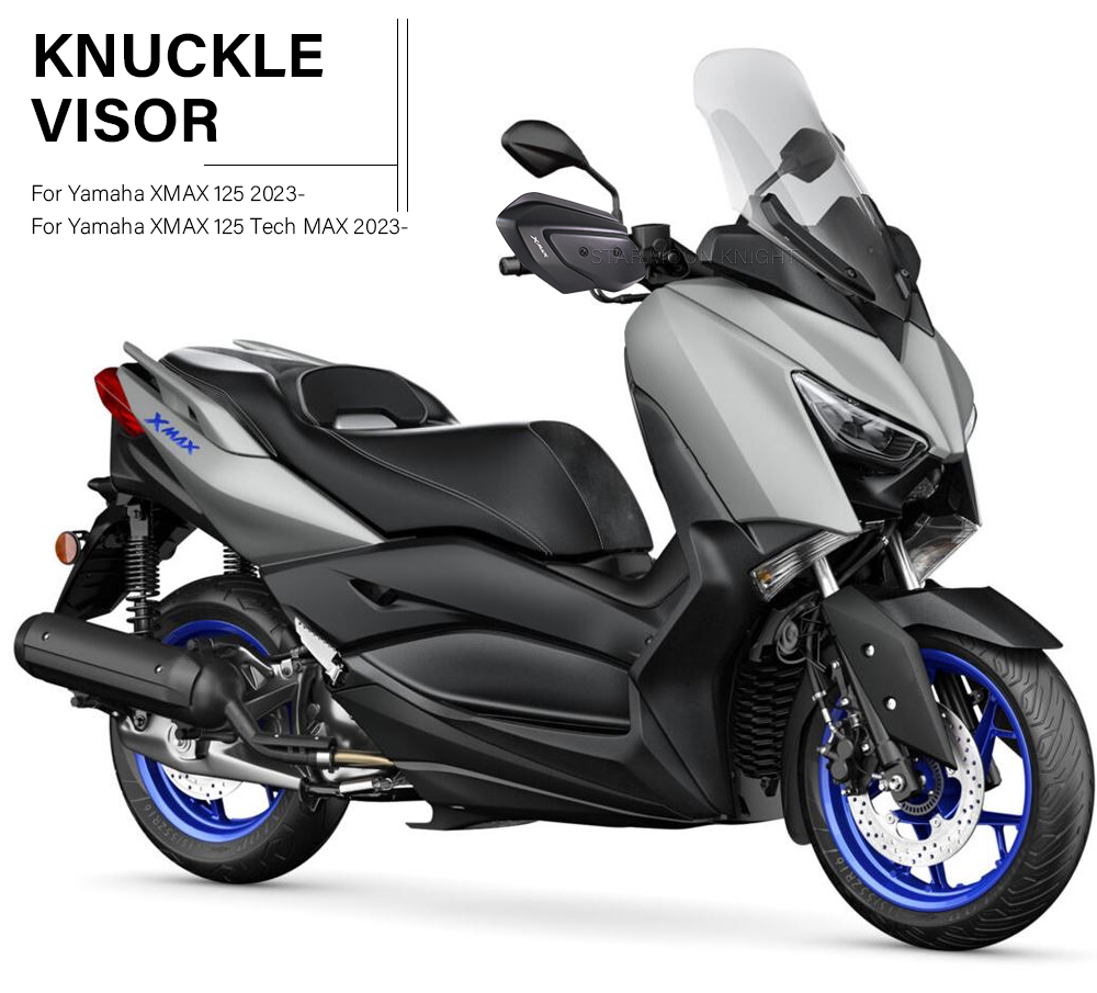 Motorcycle accessories For Yamaha X MAX125 XMAX125 XMAX 125 Tech MAX 2023- Scooter Knuckle Guard ...
