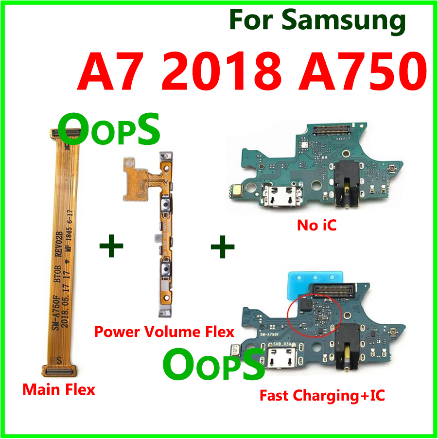 New For SAMSUNG A7 2018 A750 A750F Phone Fast IC Charger Charging Main ...