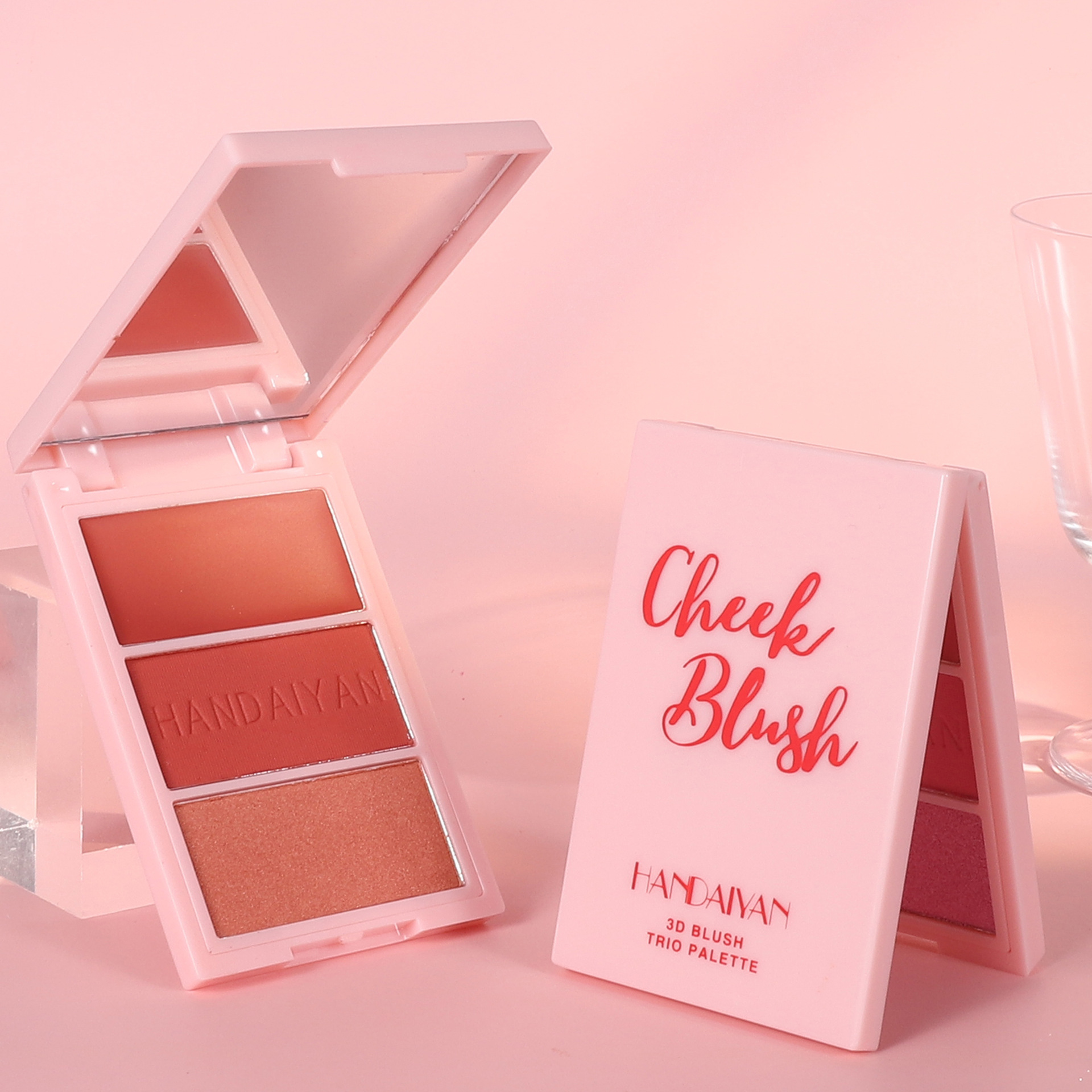 Blush Palette Highlighting Contouring Palette Brightening Face ...
