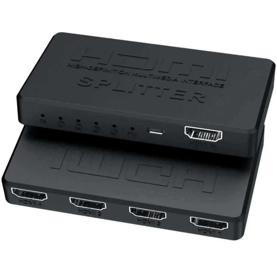 New 4K HDMI Splitter 1x4 and 1x2 HDMI Switch, 1 input and 4 outputs ...