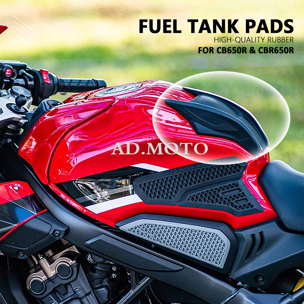 Motorcycle Accessories Black Fuel Tank Pad Sticker Protection For Honda ...