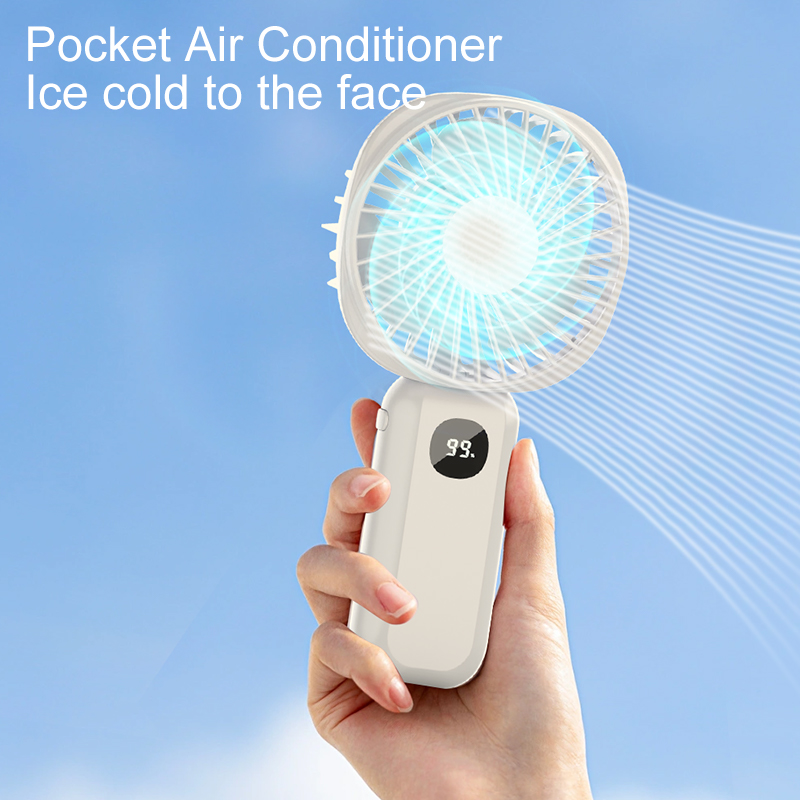 Mini Fan Rechargeable Portable Handheld Handy USB Pocket Personal ...