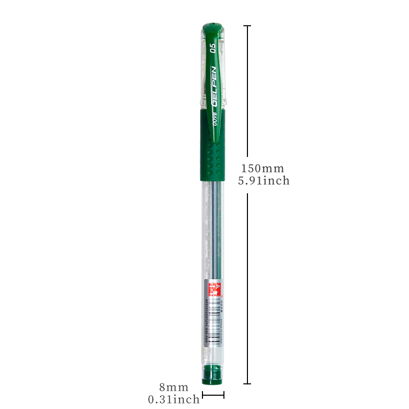3/6/12pcs low-priced classic green ballpoint pen with smooth writing ...