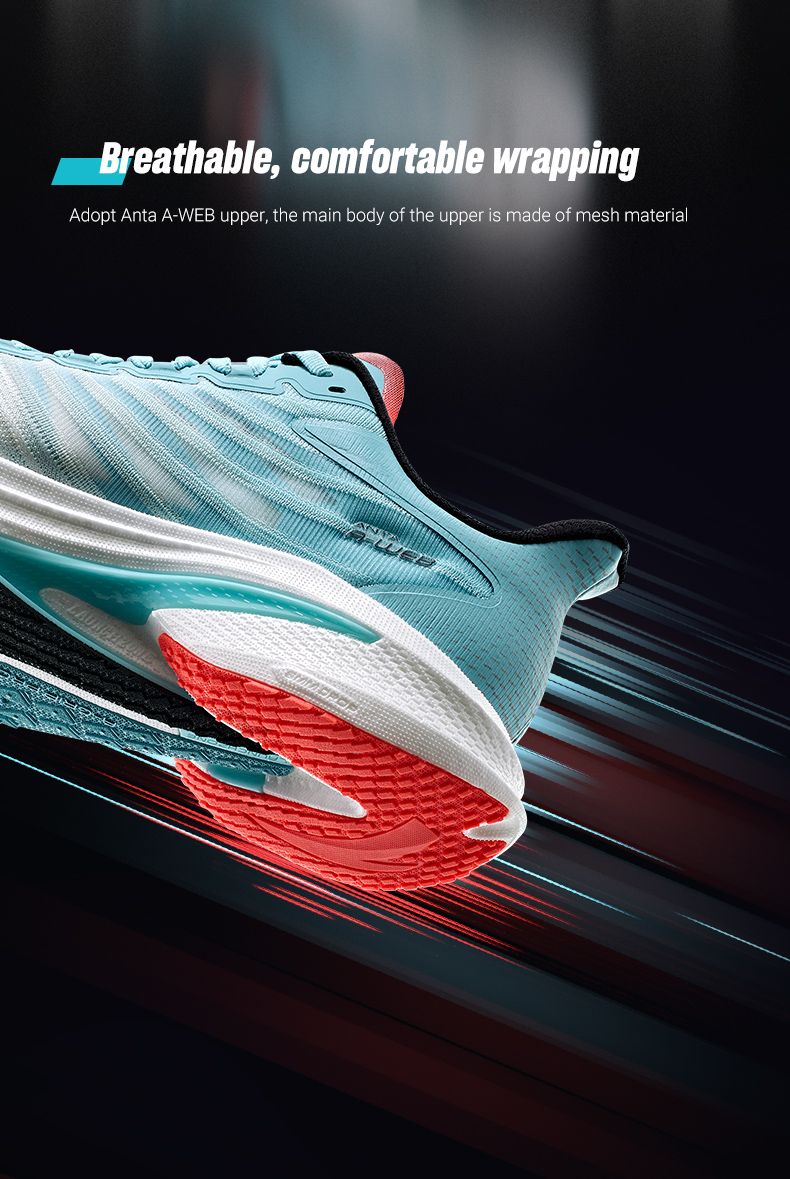 [3-10KM+] ANTA Men Mach 4 Running Shoes Professional Racing Durable ...