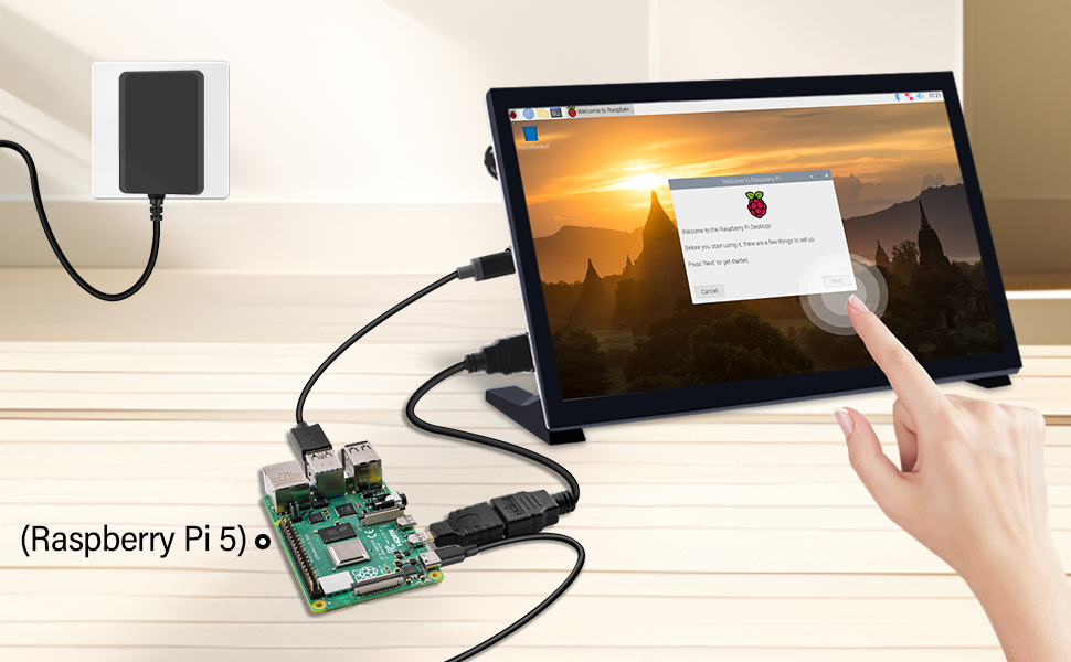 52Pi Raspberry Pi 5 Power Supply, 5V 5A USB Type-c Power Supply for ...