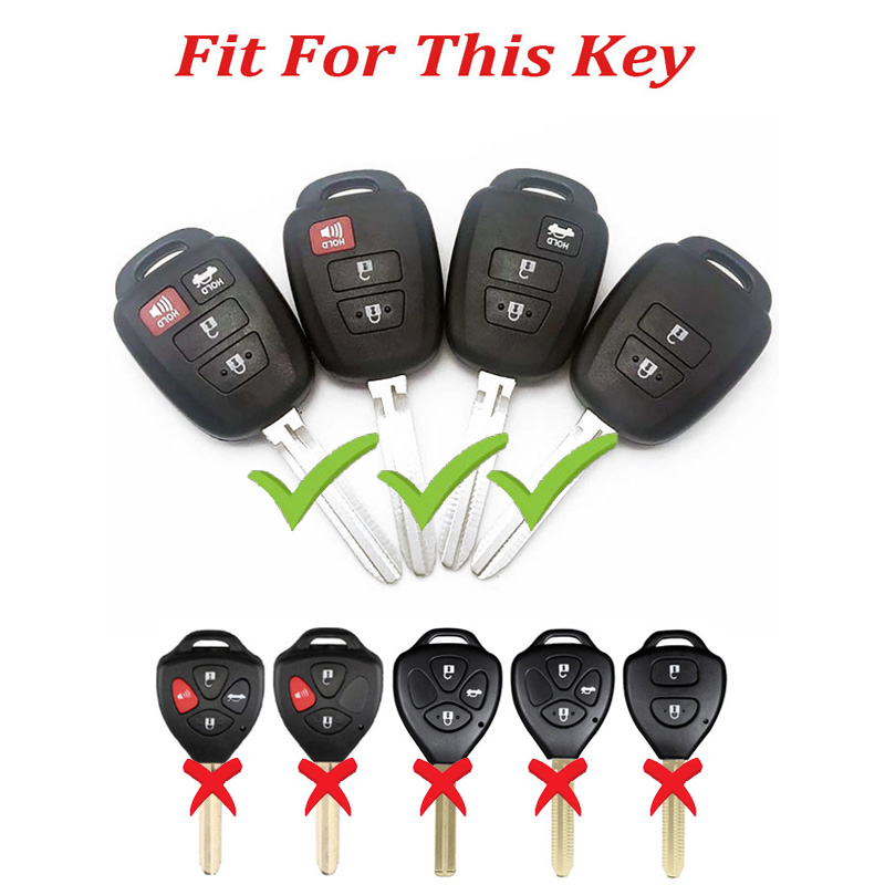 Toyota Vios Car Key Case Vios Car Remote Key Fob Shell Cover Case for ...