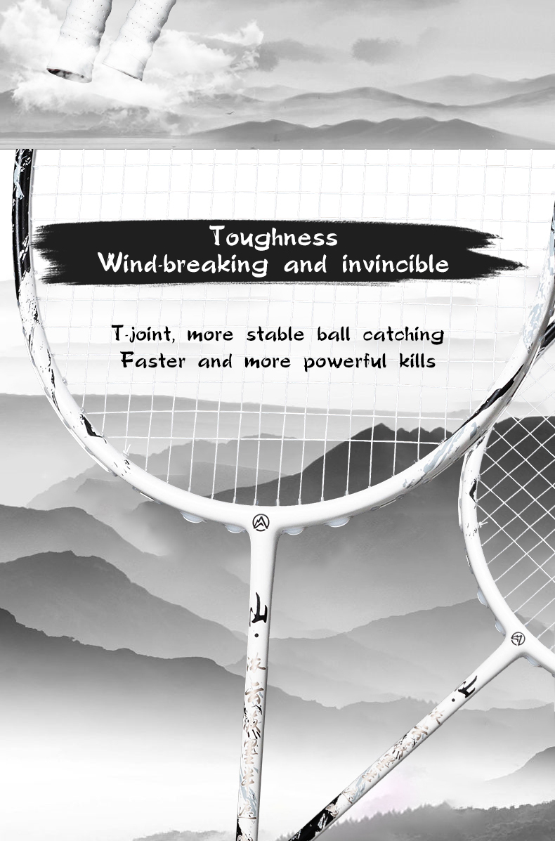 ALPSPORT New SS 4U 100% Full Carbon Fiber Pro Racket Badminton Original ...