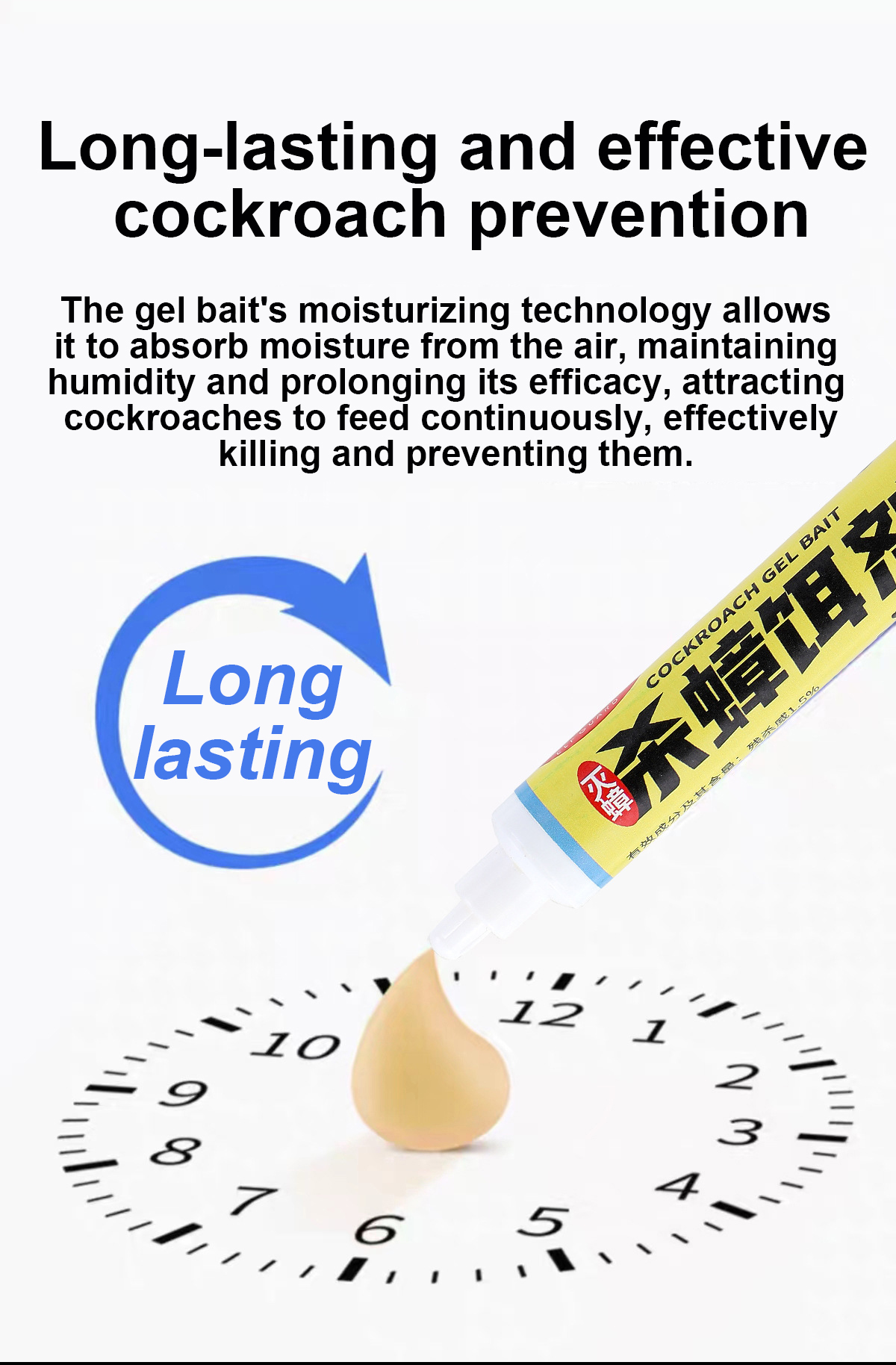 10 years without cockroaches BS Cockroach killer Cockroach gel ...