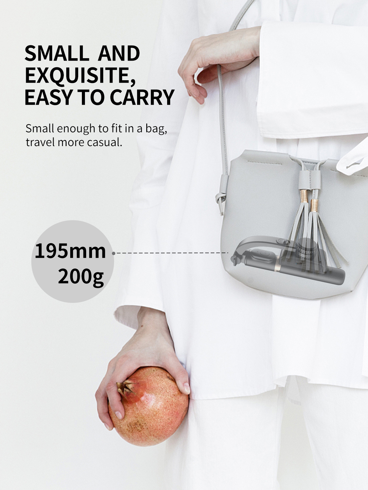 Handheld pan tilt stabilizer, anti shake face tracking selfie stick ...