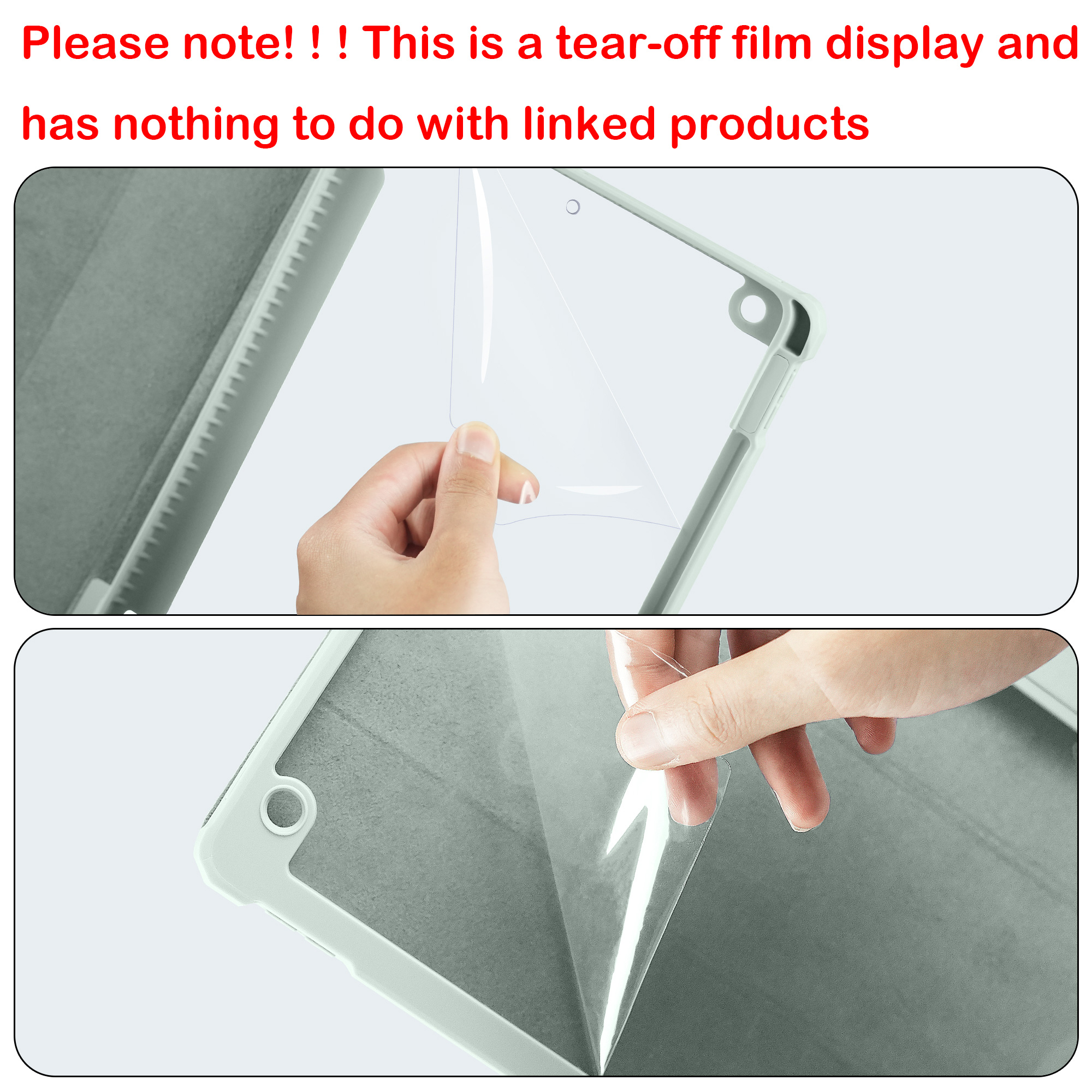 kenke ipad case Acrylic hard board, high definition transparent case ...