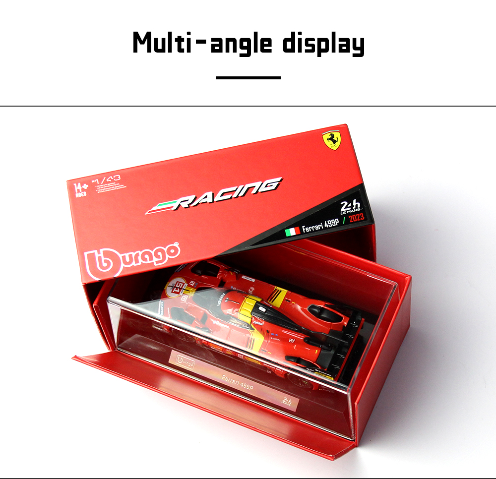 Bburago 1:43 Ferrari 499p#51 24H Le Mans Rally Champion Racing Car ...
