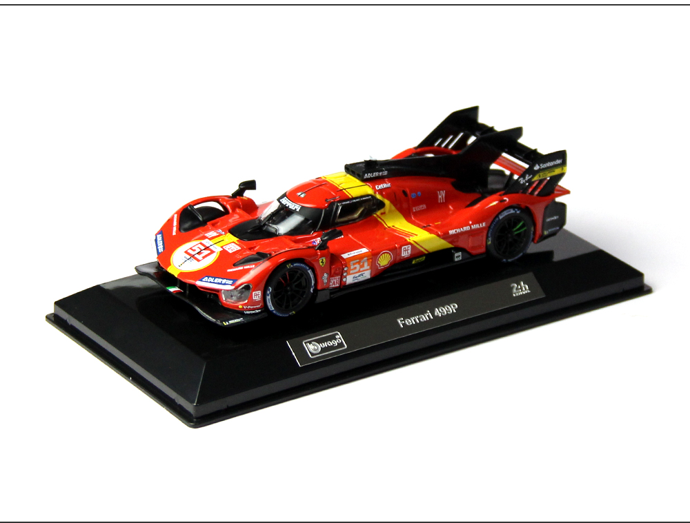 Bburago 1:43 Ferrari 499p#51 24H Le Mans Rally Champion Racing Car ...