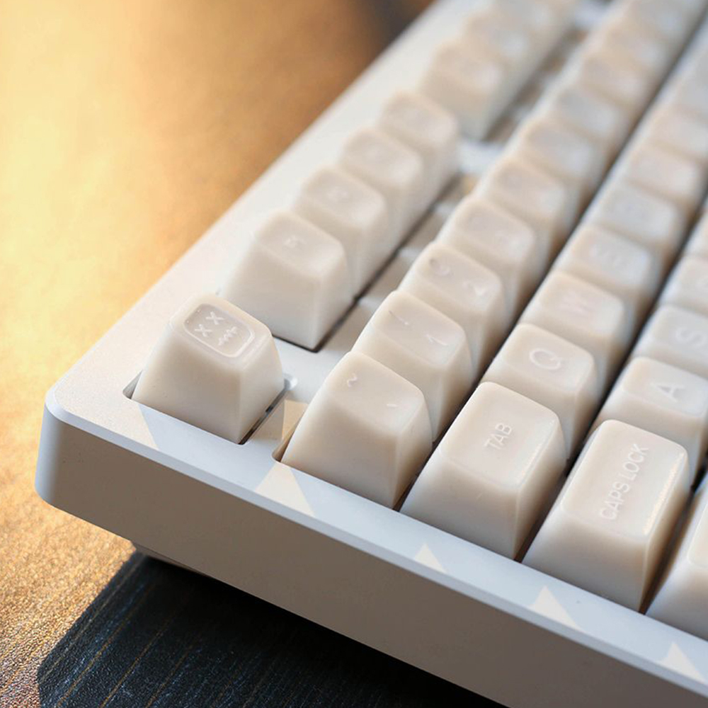 PBT Keycaps - White Jade Double Shot PBT Keycaps SA Profile 142Keys ...