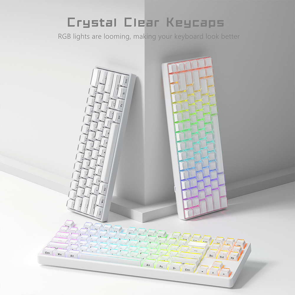 Crystal Jelly Keycaps 113Keys Side Printed Keycaps OEM Profile Custom ...