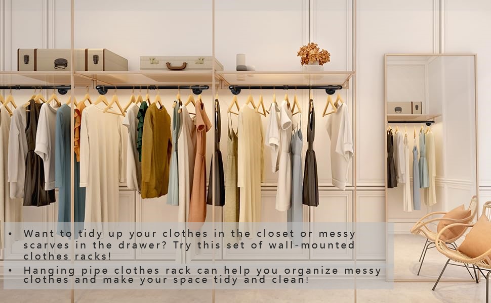 Wall Clothes Rack Clothes Drying Rack Space-saving Wall Mounted ...