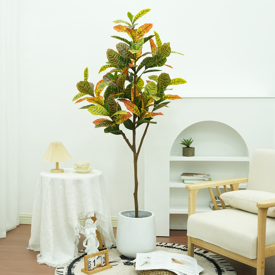 Artificial tree, Golden Banyan Tree, Height: 5.0-6.0Ft/59-63in ...