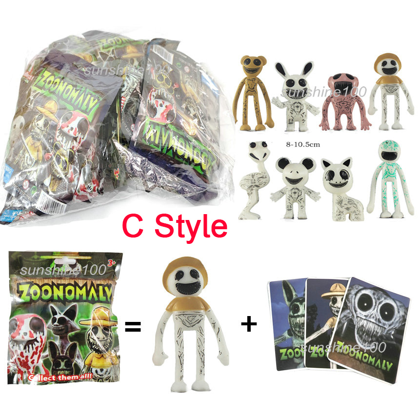 1Pack Random Zoonomaly Figure Cards Toy Horror Game Model Doll Zoon ...
