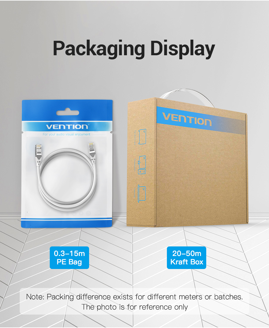 Vention Ethernet Cable CAT6A SFTP Patch RJ45 Lan High Speed 10Gbps ...