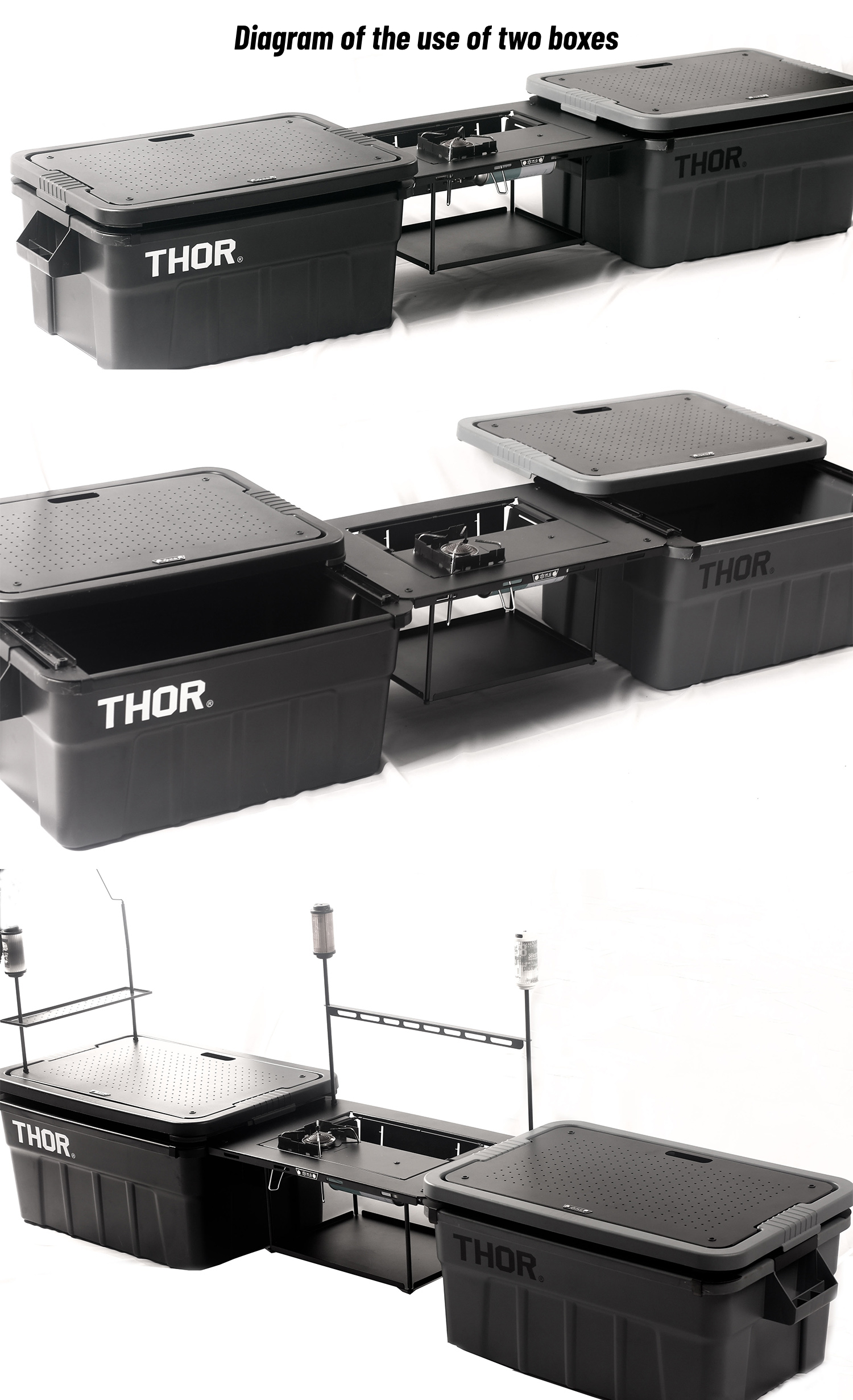 Outdoor Outdoor Camping Equipment Accessories, THOR Box Table IGT ...