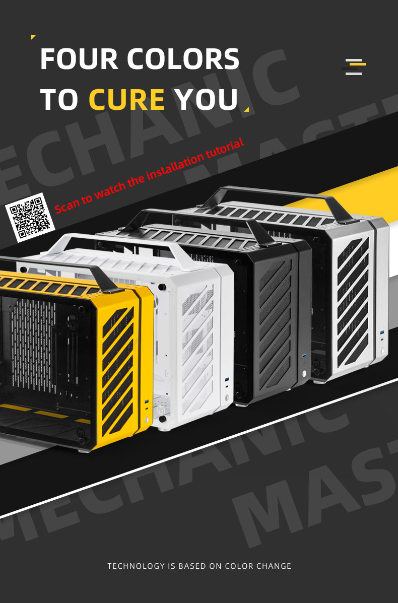 Mechanical Master C+Max MATX/ITX 【Mechanic Master】Support 385mm Long ...