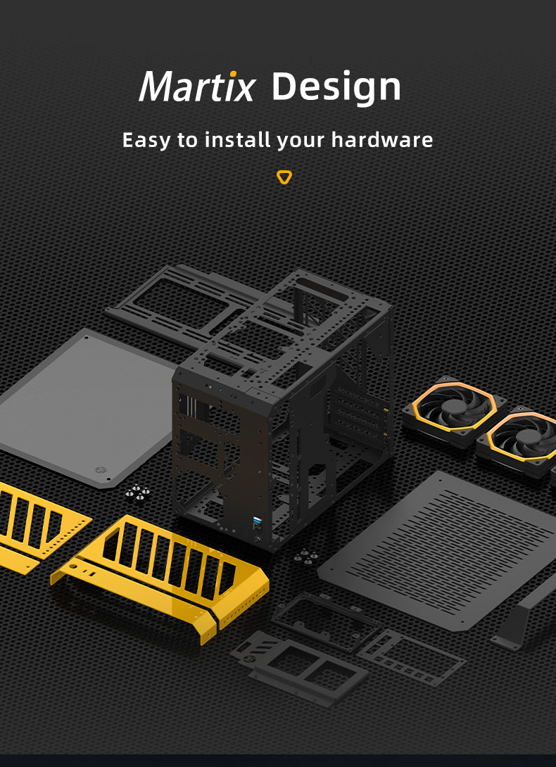 Mechanical Master C28 Little Horizon ITX/MATX Motherboard/Full Tower ...