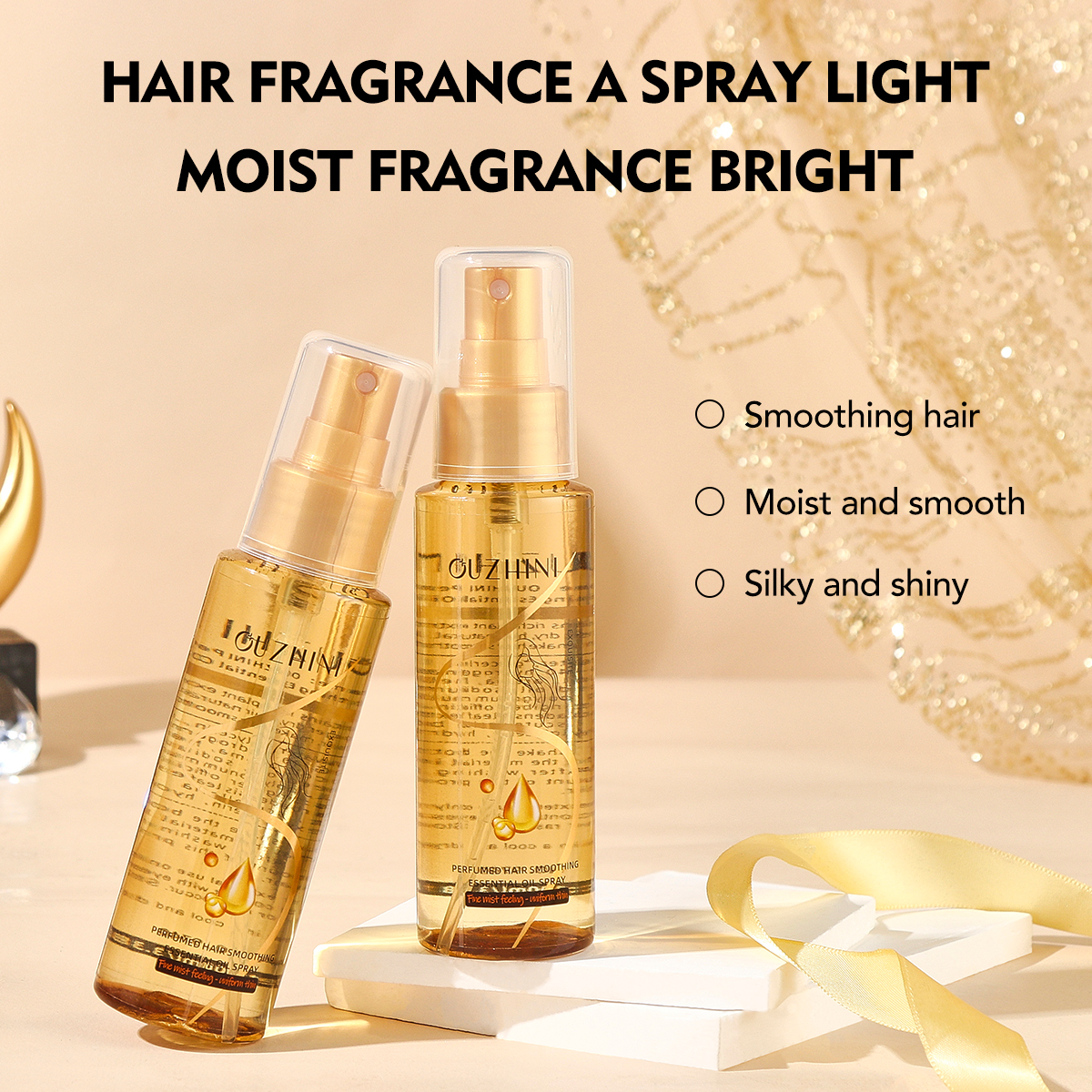100ml Hair Care Essence Oil Spray Moisturizing Smoothing Improve Frizz ...