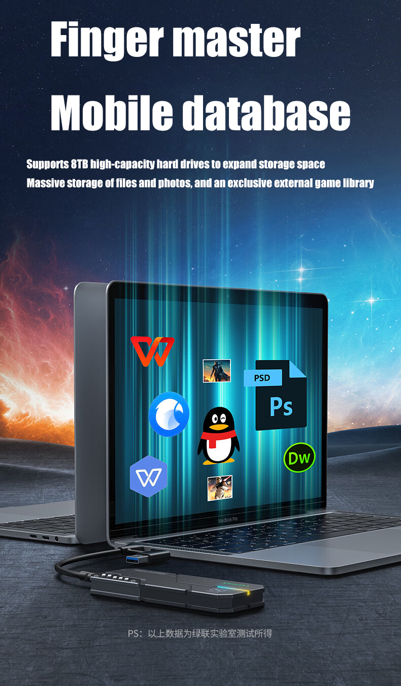 ugreen M. 2 hard drive boxes NVMe/SATA dual protocol RGB mecha ...