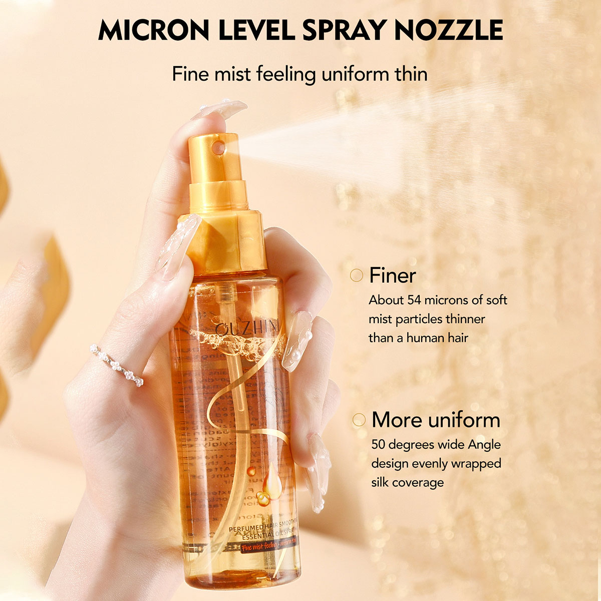 100ml Hair Care Essence Oil Spray Moisturizing Smoothing Improve Frizz ...