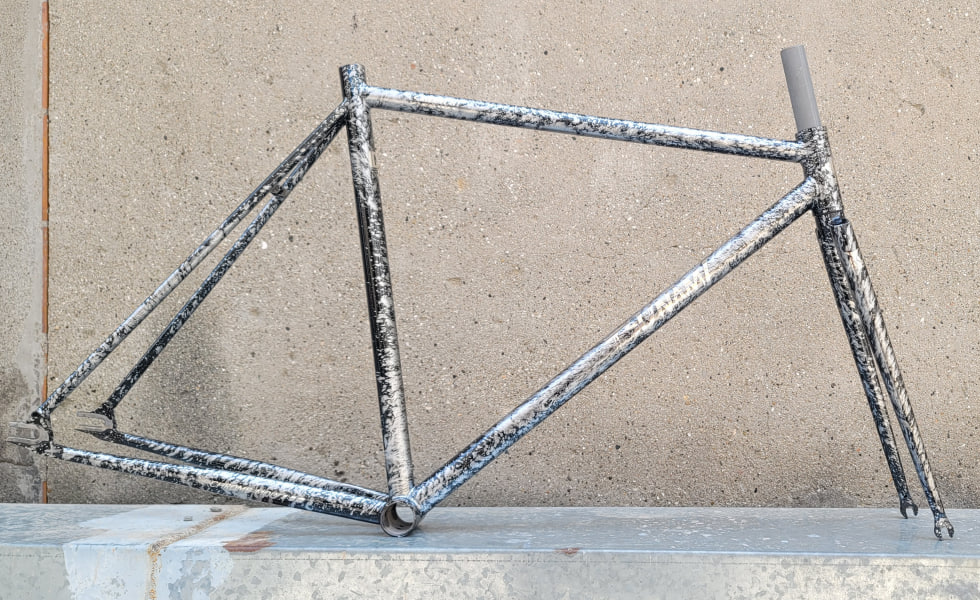 SNM4130 TSUNAMI CR-MO Fixed Gear Frame and Fork SNM Chrome Molybdenum ...