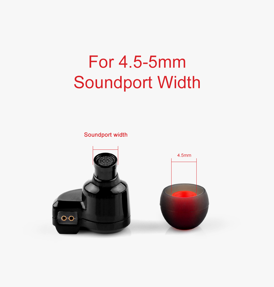 TRN 3 Pairs(6pcs) In Ear Tips Earbuds Earphone For TRN KZ QKZ SIMGOT ...