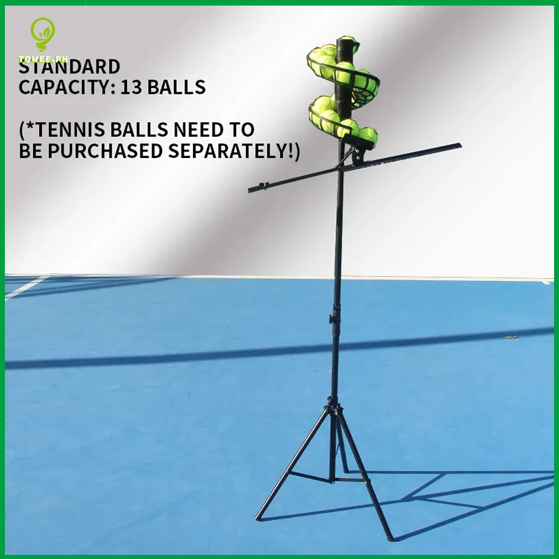 ZC Tennis Automatic Ball Machine Crash Ball Trainer Adjustable Speed ...