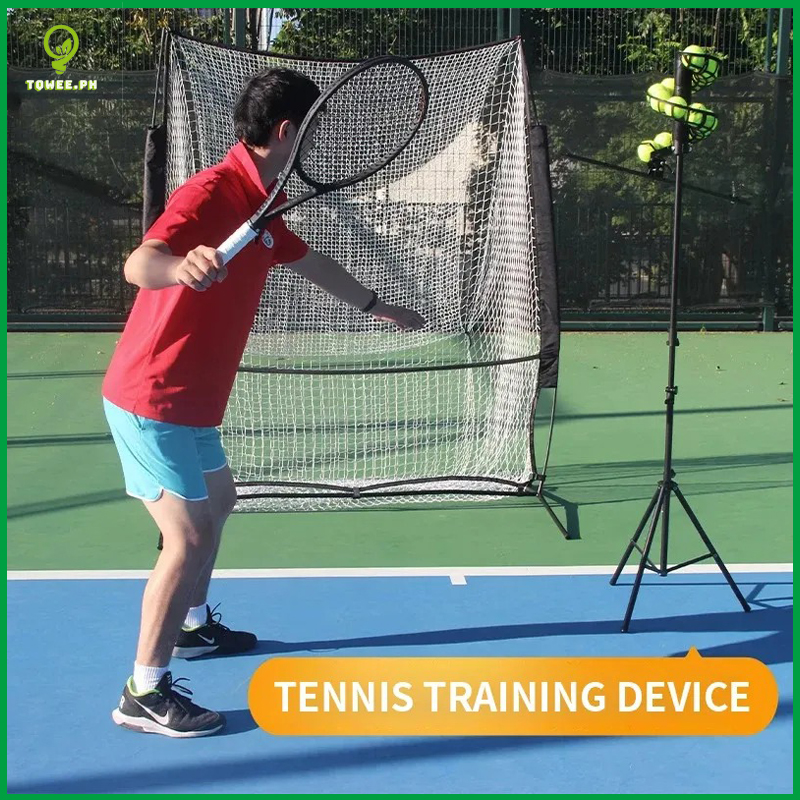 ZC Tennis Automatic Ball Machine Crash Ball Trainer Adjustable Speed ...