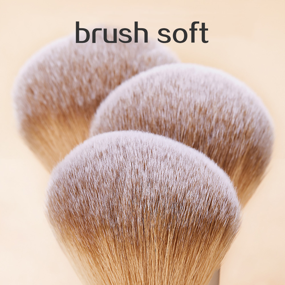 GECOMO Spherical Powder Brush Fluffy Soft Bristle Makeup Brush | Shopee ...