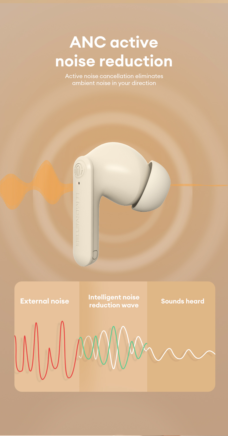 Monster XKT27 Bluetooth 5.4 Earphones HD Call Noise Reduction Large ...