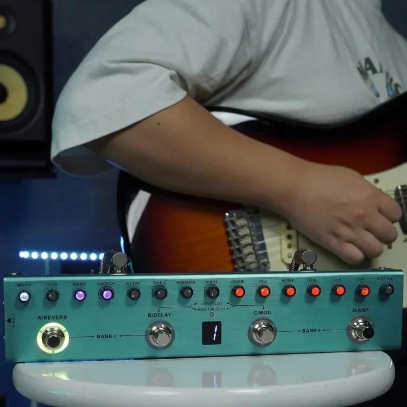 【COD】M-VAVE Tank-G Tank-B V2 Guitar Multi-Effects Pedal 36 Presets,9 ...