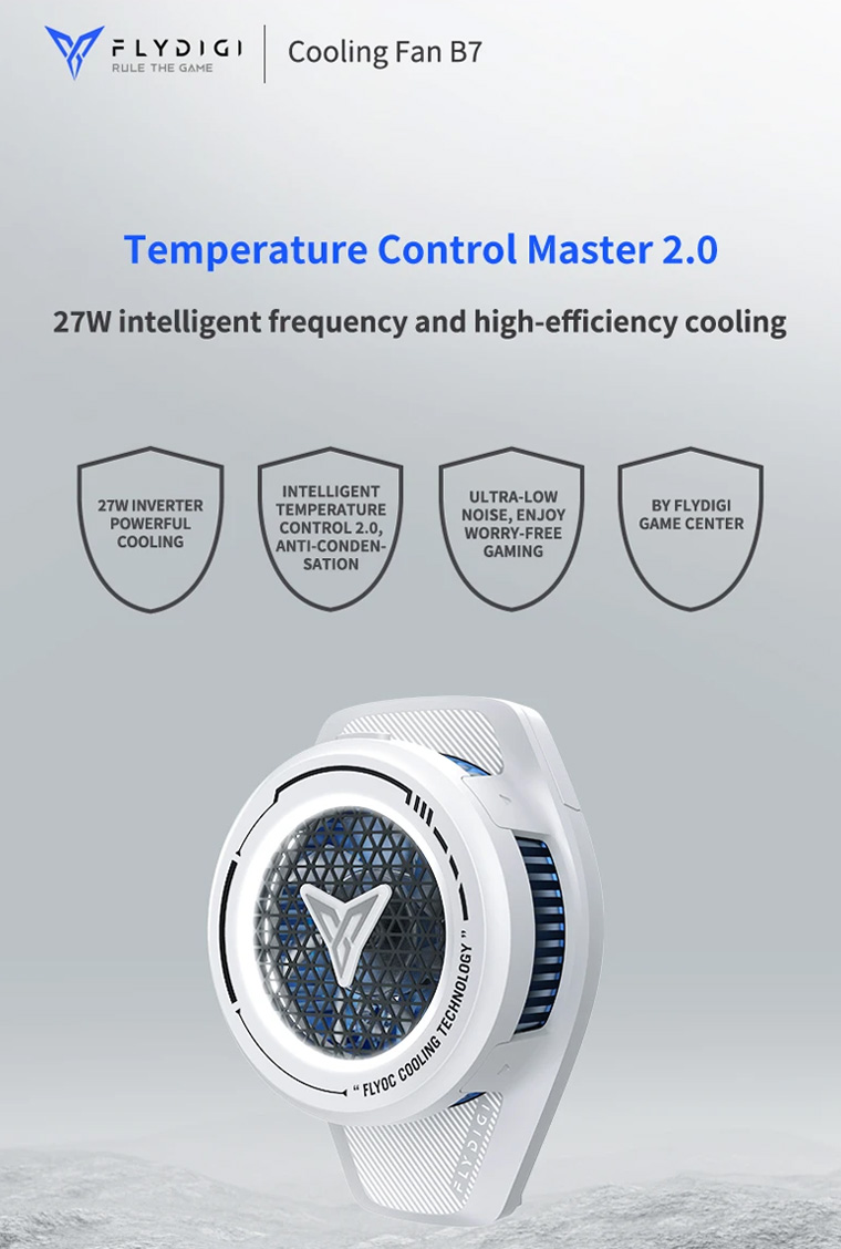 Flydigi Mobile Phone Cooling Fan B7 Semiconductor Cooling Live Gaming ...