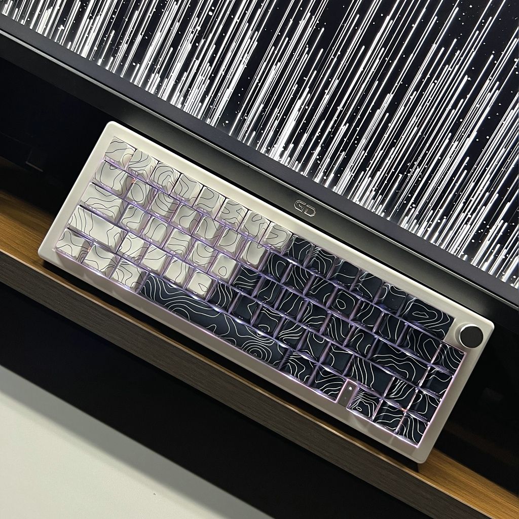 Contour Keycaps Side Shine Through PBT Dye-sub Cherry Profile Keycap ...