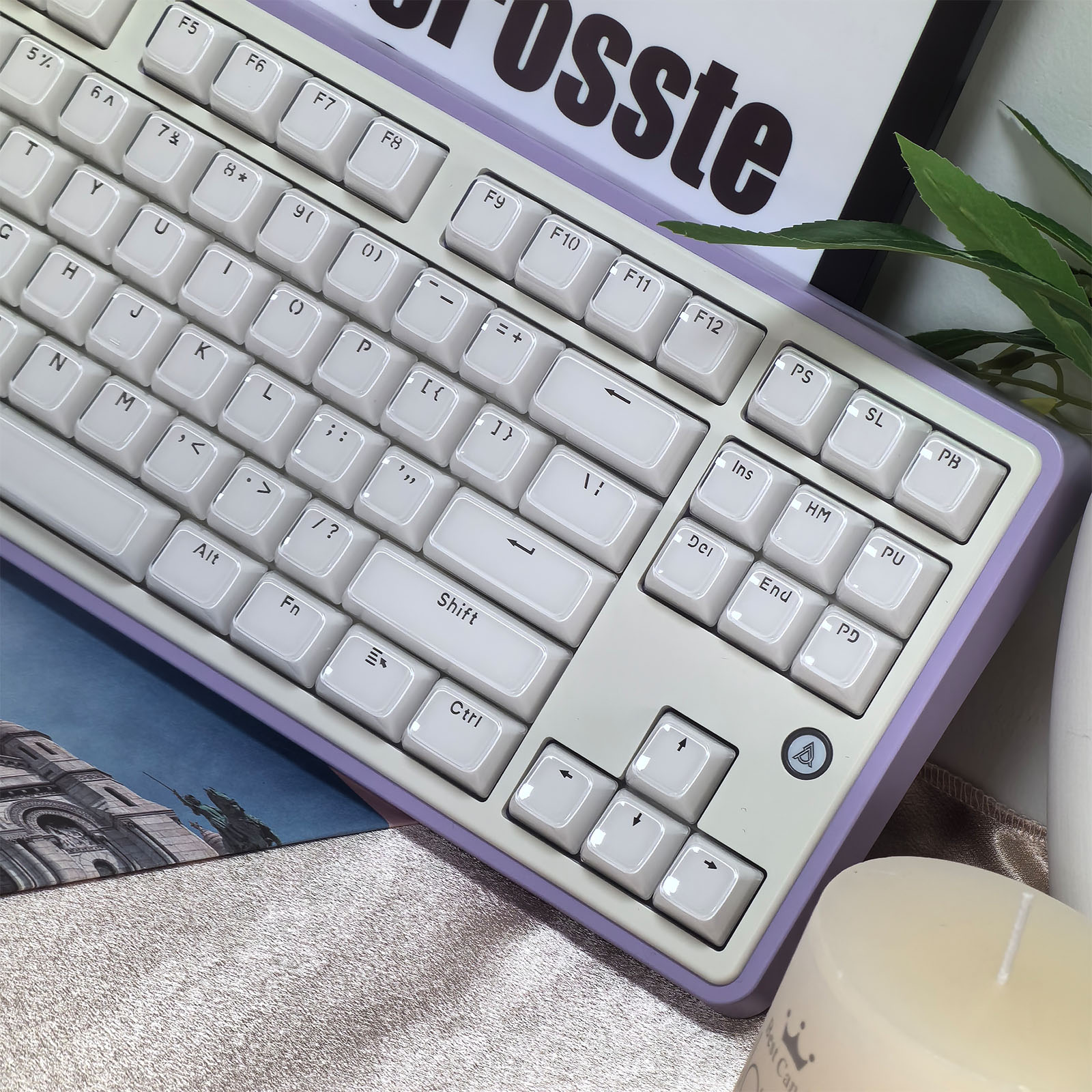 135 Keys Jelly Crystal Translucent Keycap PC Two-color Injection ...