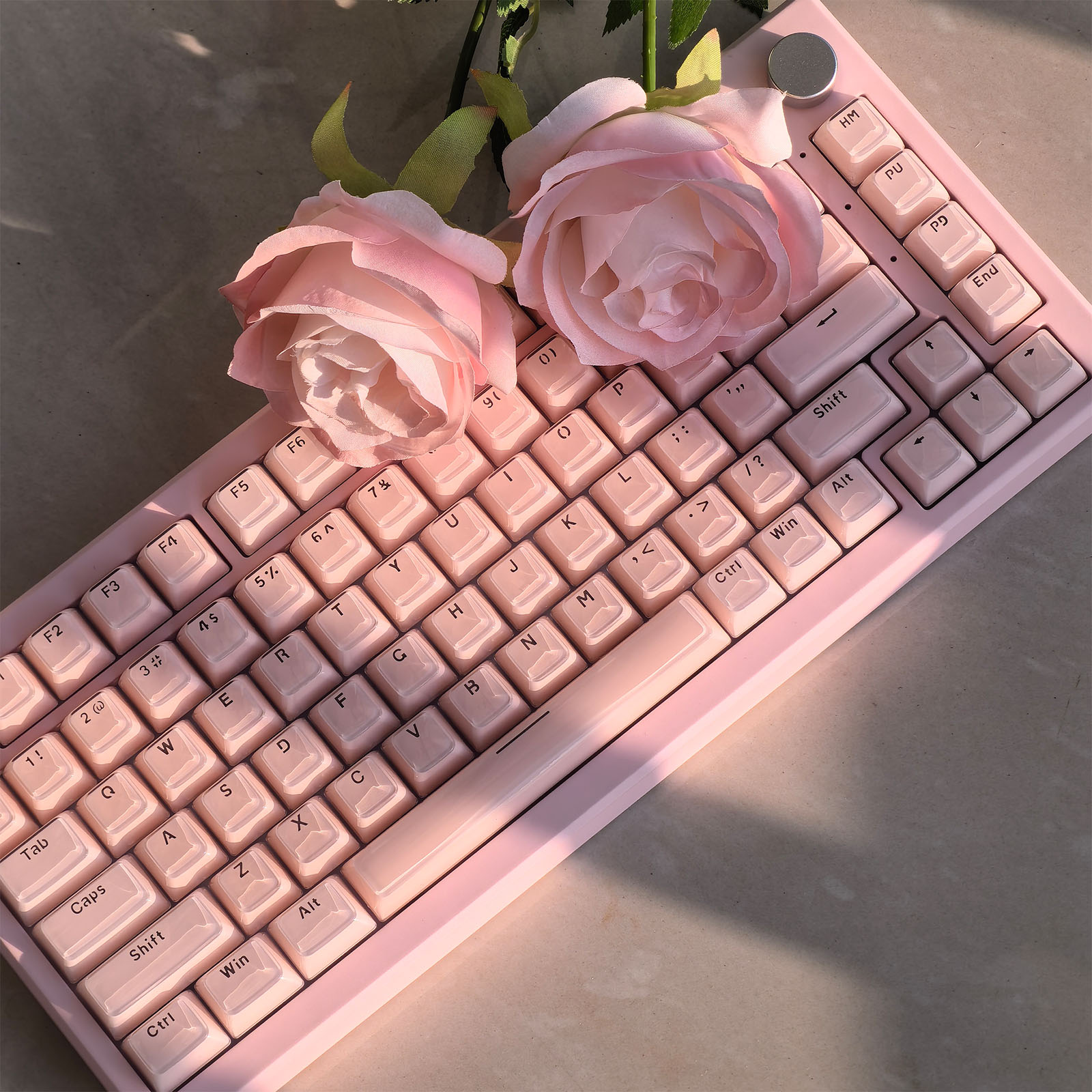 135 Keys Jelly Crystal Translucent Keycap PC Two-color Injection ...