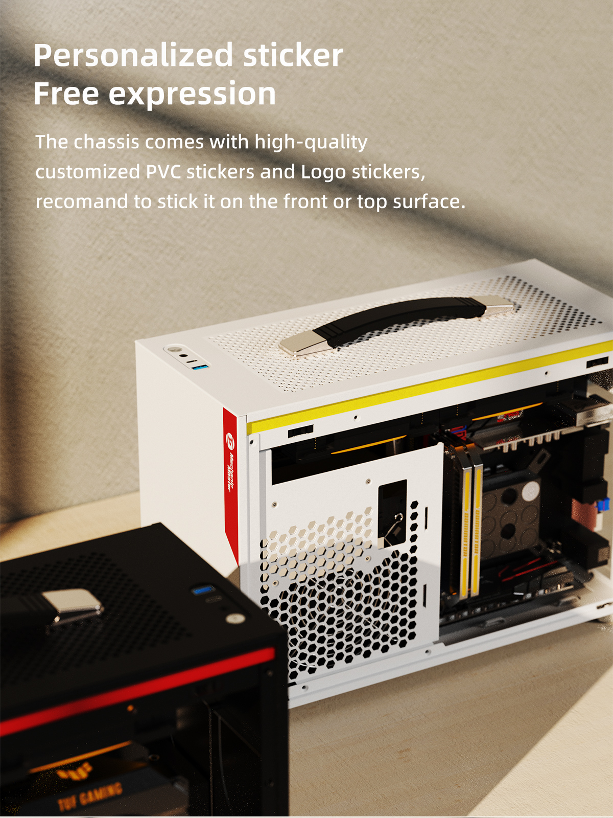 iF13 13.5L Portable 240AIO ATX PSU A4 Structure Mini ITX Chassis PC ...