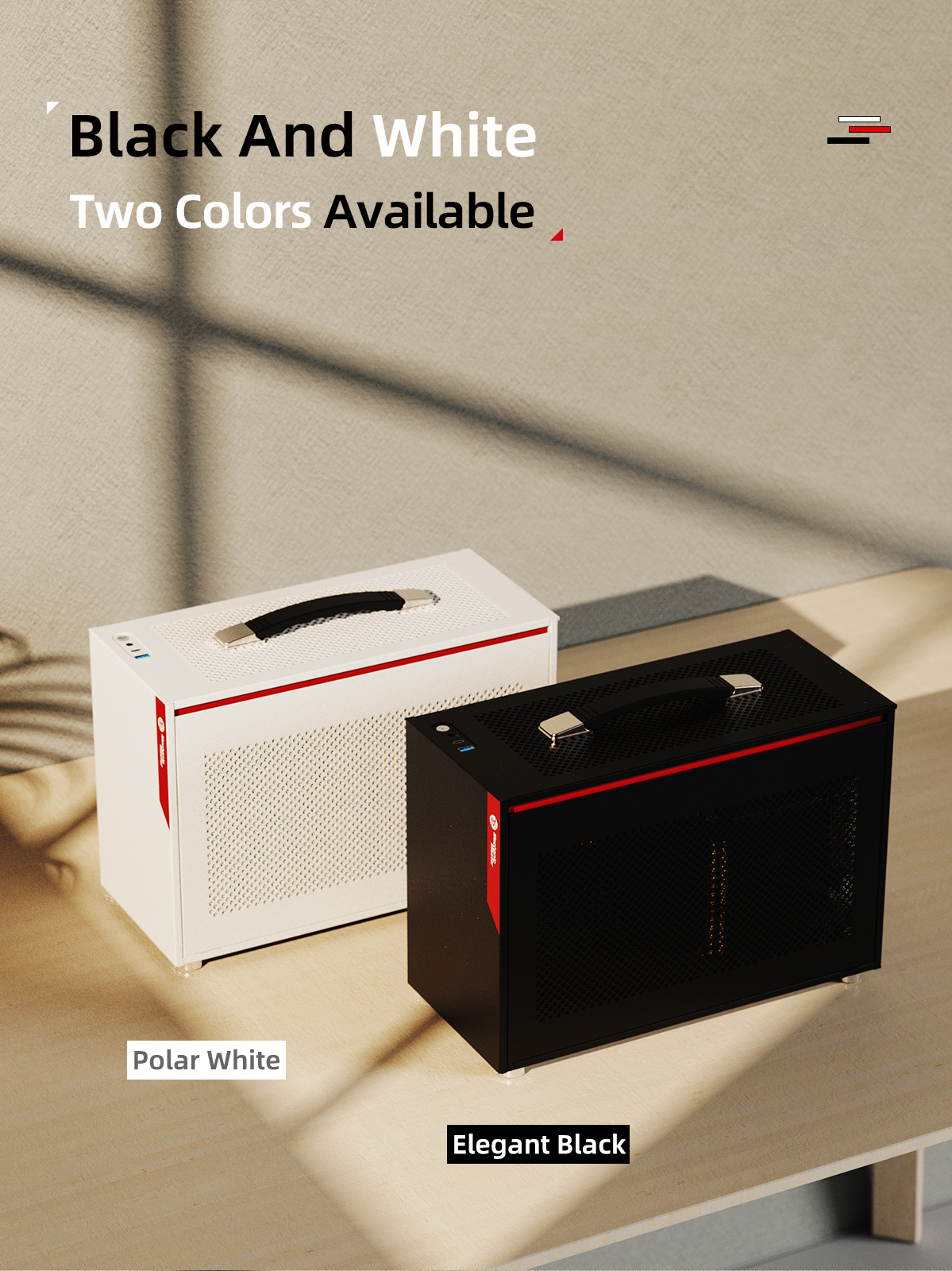 iF13 13.5L Portable 240AIO ATX PSU A4 Structure Mini ITX Chassis PC ...