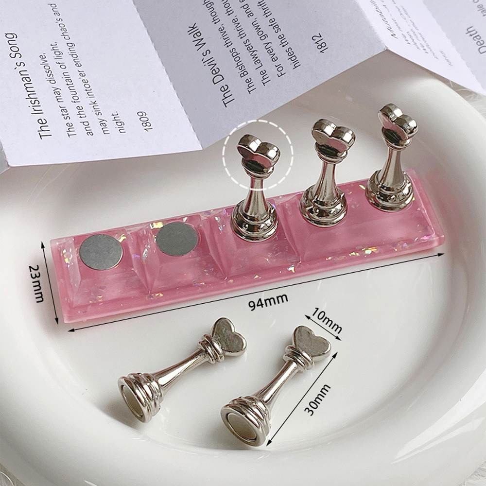 ANGNYA Aurora Acrylic Nail Holder Nail Stand For Press On Nails Fake ...