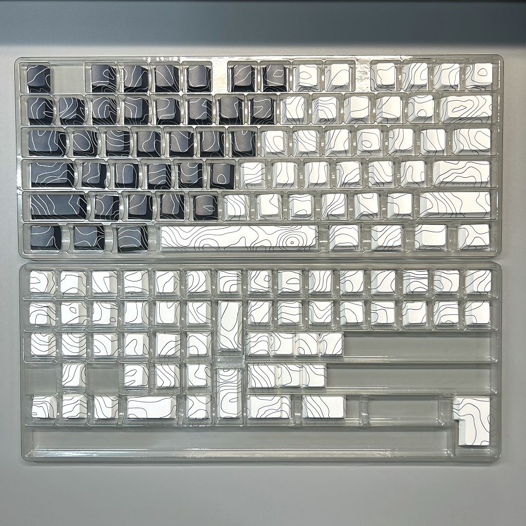 Contour Keycaps Side Shine Through PBT Dye-sub Cherry Profile Keycap ...
